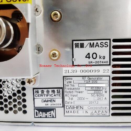 DAIHEN FGA-30G 3kW RF GENERATOR 2017 Vintage 待售 | 露天市集 | 全台最大的網路購物市集