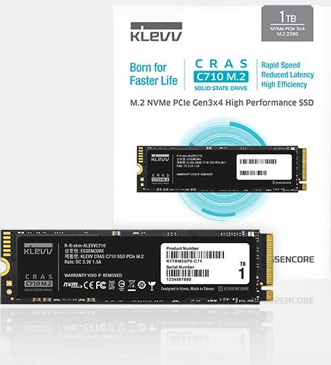 KLEVV 科賦 CRAS C710 256GB/512GB/1TB M.2 2280 PCIe NVMe 固態硬碟 | 露天市集 | 全台最 ...