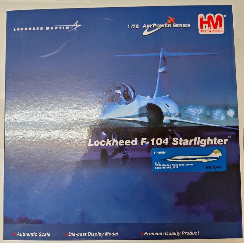 全新品HM 1/72 F-104N NASA(HA1047)美國戰機Hobby Master 國軍曾使用 | 露天市集 | 全台最大的網路購物市集