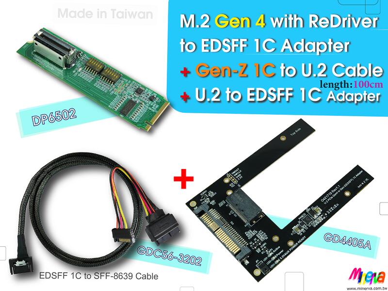 M.2 Gen4+ReDriver to EDSFF 1C+Gen-Z to U.2 +U.2 to EDSFF 1C | 露天市集 | 全台 ...