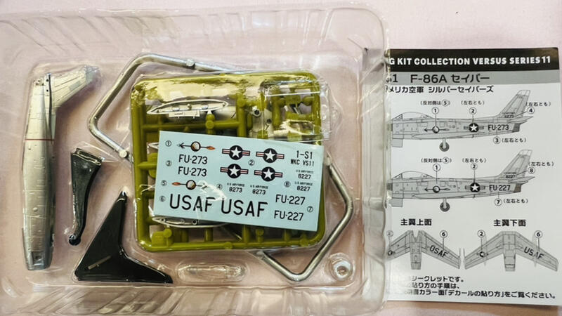 F-toys WKC VS11 1/144 MiG-17F、F-86 | 露天市集 | 全台最大的網路購物市集