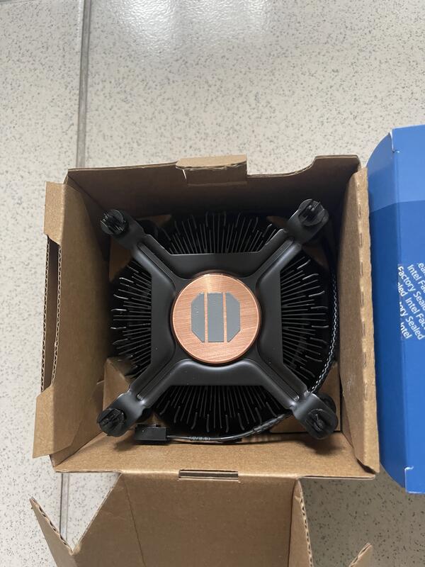 全新12代intel 原裝散熱器 黑色銅底 CPU風扇專用LGA1700 i7-12700F 電腦風扇 | 露天市集 | 全台最大的網路購物市集