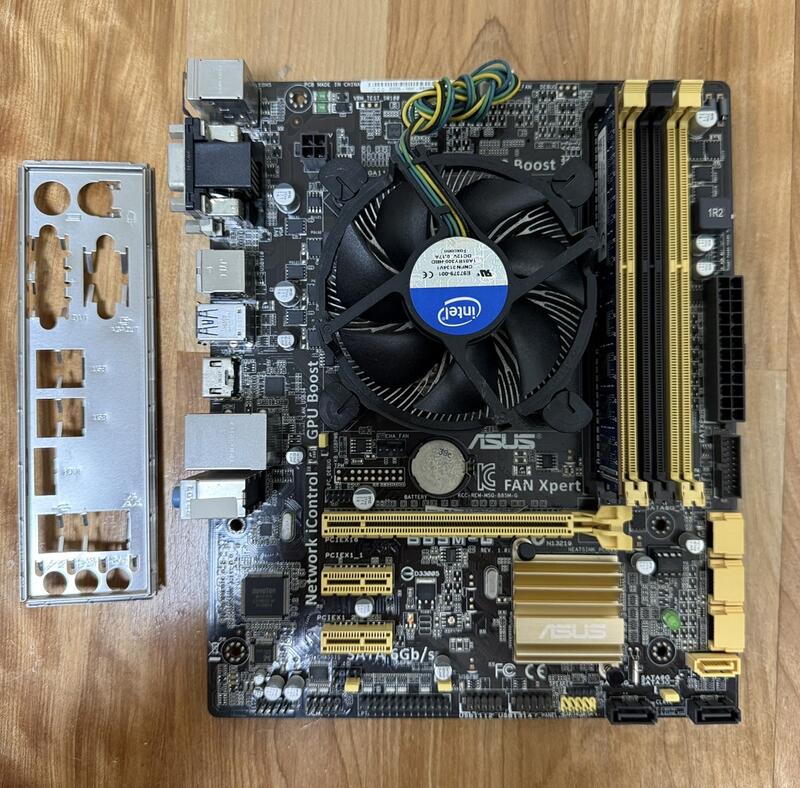 二手 華碩 ASUS B85M-G 主機板 I5 4690 4G DDR3 | 露天市集 | 全台最大的網路購物市集