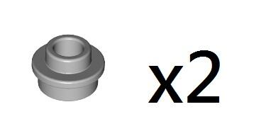 全新LEGO樂高淺灰色開孔圓點(可2個3元)【85861】Plate Round 1x1 6124825 6168647 | 露天市集 | 全 ...