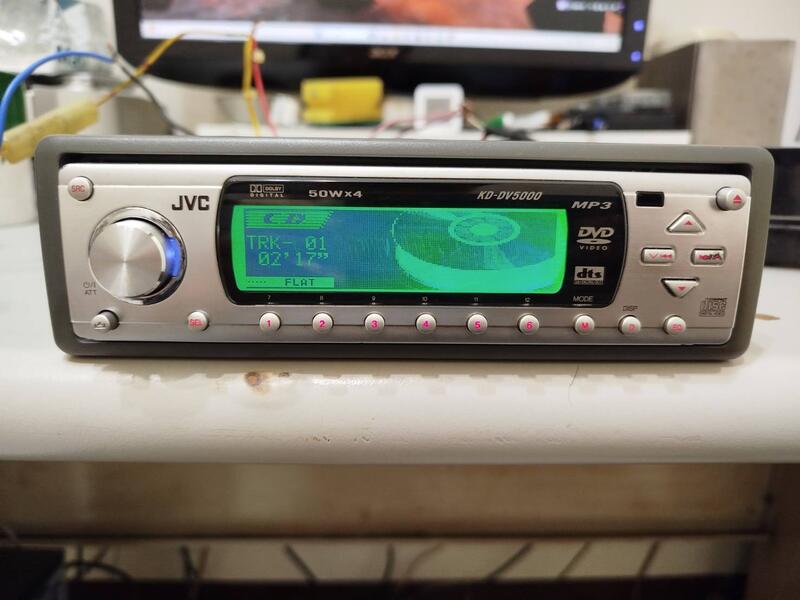 JVC KD-DV5000 CD.DVD 汽車音響主機 (零件機) | 露天市集 | 全台最大的網路購物市集