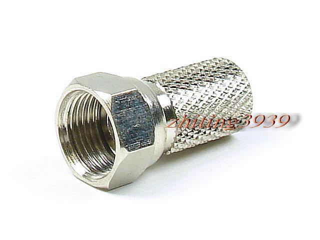 [含發票]旋入式5C2V RG6 同軸電纜接頭.有線電視.衛星天線BS.真正大頭型 旋轉鎖緊 | 露天市集 | 全台最大的網路購物市集