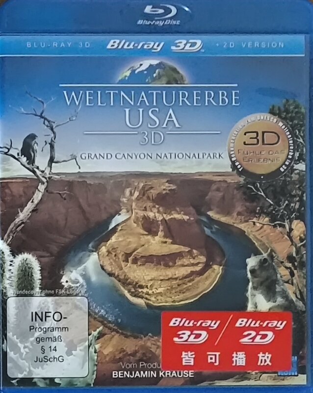 正版藍光BD 2D+3D世界文化遺產 大峽谷國家公園 | 露天市集 | 全台最大的網路購物市集
