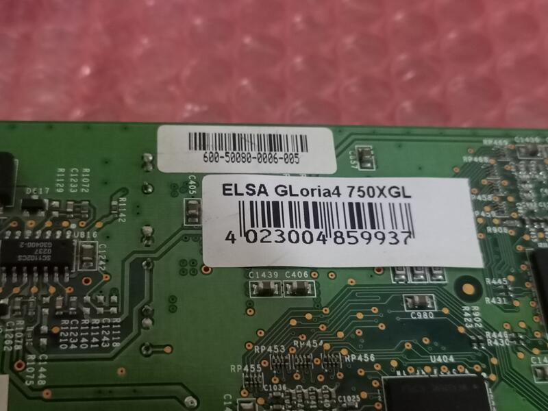 AGP ELSA 愛爾莎顯示卡 型號GLoria4 750XGL Quadro4 128M 4X AGP 繪圖卡 | 露天市集 | 全台最大的 ...
