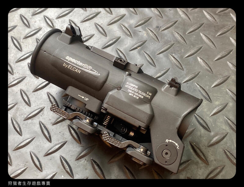 【狩獵者生存專賣】高品 Elcan風格 SOCOM Specter DR 1X 4X 红光戰術瞄準鏡/火車頭-仿真細節版 | 露天市集 | 全 ...