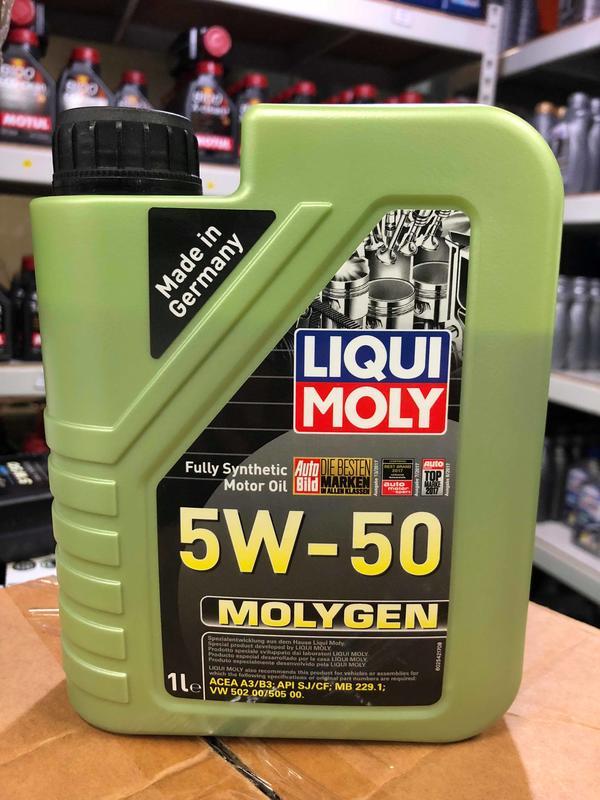 『油工廠』LIQUI MOLY 5W50 MOLYGEN 合成油 5w-50 頂級鎢元素 德國原裝 絕佳耐用 | 露天市集 | 全台最大的網路購物市集