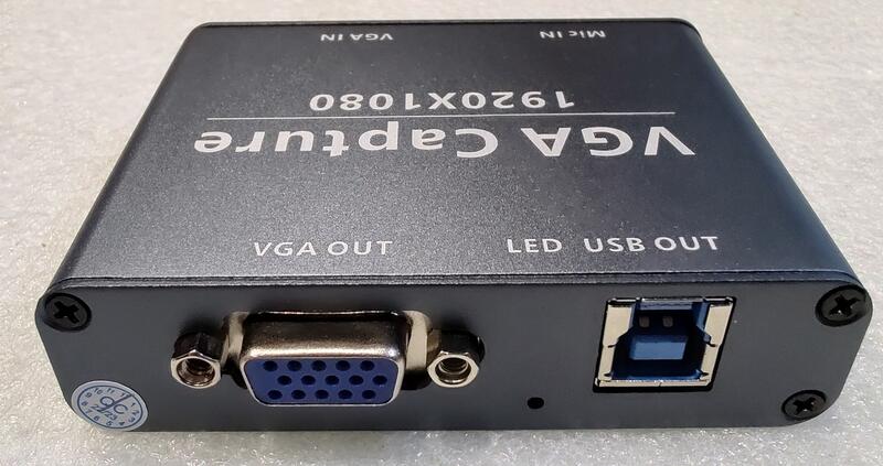 VGA轉USB 采集卡，VGA擷取卡 USB3.0介面，隨插即用不需安裝驅動 | 露天市集 | 全台最大的網路購物市集