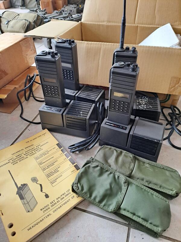 1990s 美軍公發 AN/PRC-127 無線電(組) | 露天市集 | 全台最大的網路購物市集
