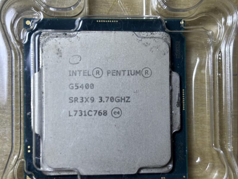 8代 Intel PENTIUM G5400 CPU 3.70G 1151腳位 ；沒有附風扇 | 露天市集 | 全台最大的網路購物市集