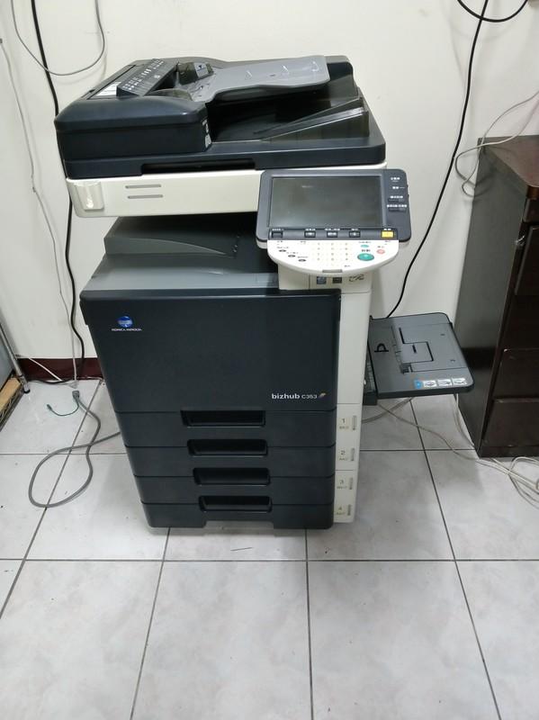 KONICA MINOLTA Bizhub C353 彩色雷射多功能影印機(雙面影印/列印/傳真/掃瞄)落地式4卡匣 | 露天市集 | 全台最 ...