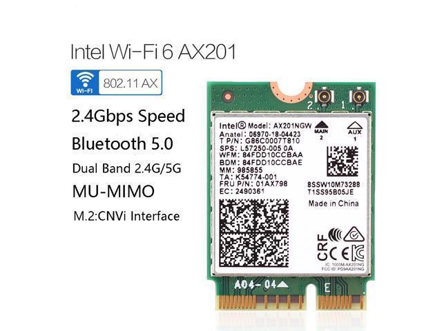 Intel WiFi 6最高速無線網卡AX201 802.11AX M.2 CNVio2 藍芽5.1 | 露天市集 | 全台最大的網路購物市集
