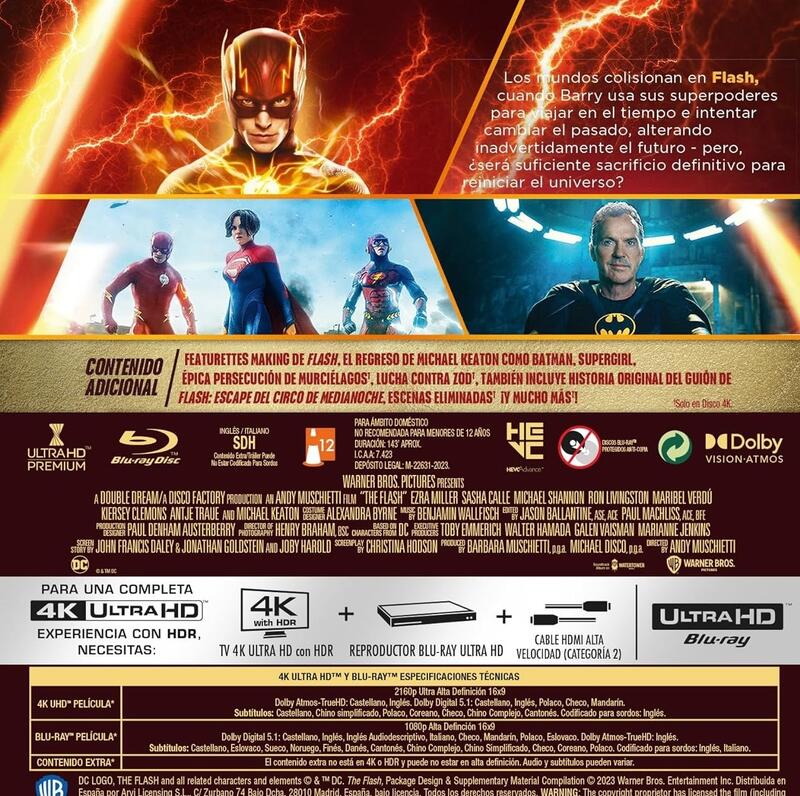 【AV達人】【4K UHD】閃電俠4K UHD+BD雙碟限定版(台灣繁中字幕)The Flash | 露天市集 | 全台最大的網路購物市集