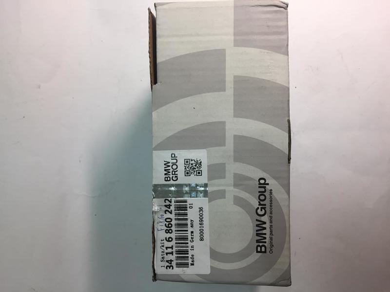 【88機油】BMW 原廠 34116860242 前煞車來令片5'F10,5'F11,5'F18,X3F25,X4F26 | 露天市集 | 全 ...