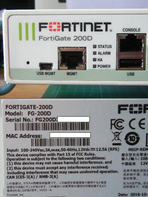 Fortinet Fortigate FG-200D UTM Firewall | 露天市集 | 全台最大的網路購物市集