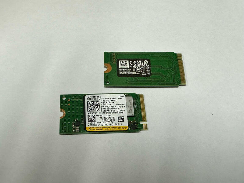 【美光 Micron 2450 1024G 1T 1TB Gen4 X 4】PCIe4 NVMe M.2 SSD 224 | 露天市集 | 全 ...