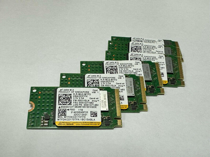 【美光 Micron 2450 1024G 1T 1TB Gen4 X 4】PCIe4 NVMe M.2 SSD 224 | 露天市集 | 全 ...