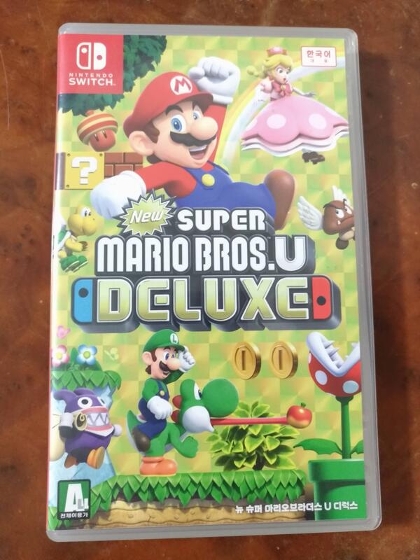 【任兩件免運】【中古】NS Switch New 超級瑪利歐兄弟 U 豪華版 中文版 (韓文封面) | 露天市集 | 全台最大的網路購物市集