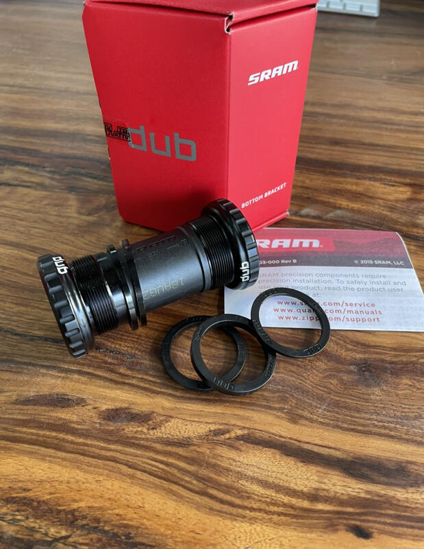 ~騎車趣~SRAM DUB BSA 68 73 ROAD WIDE 五通 外掛BB | 露天市集 | 全台最大的網路購物市集