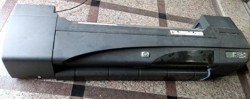 HP DesignJet 800 (42-inch) C7780B印表繪圖機過電可開機/不知好壞 故障機零件機(售完.) | 露天市集 | 全 ...
