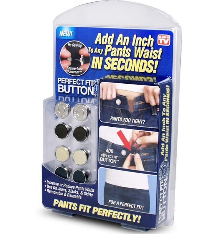 perfect fit button萬能多功能牛仔褲鬆緊鈕扣/應急替換鈕扣6枚入 | 露天市集 | 全台最大的網路購物市集