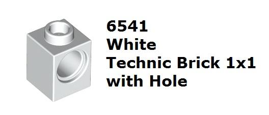 【磚樂】LEGO 樂高 6541 654101 Brick 1x1 with Hole 白色 孔磚 | 露天市集 | 全台最大的網路購物市集