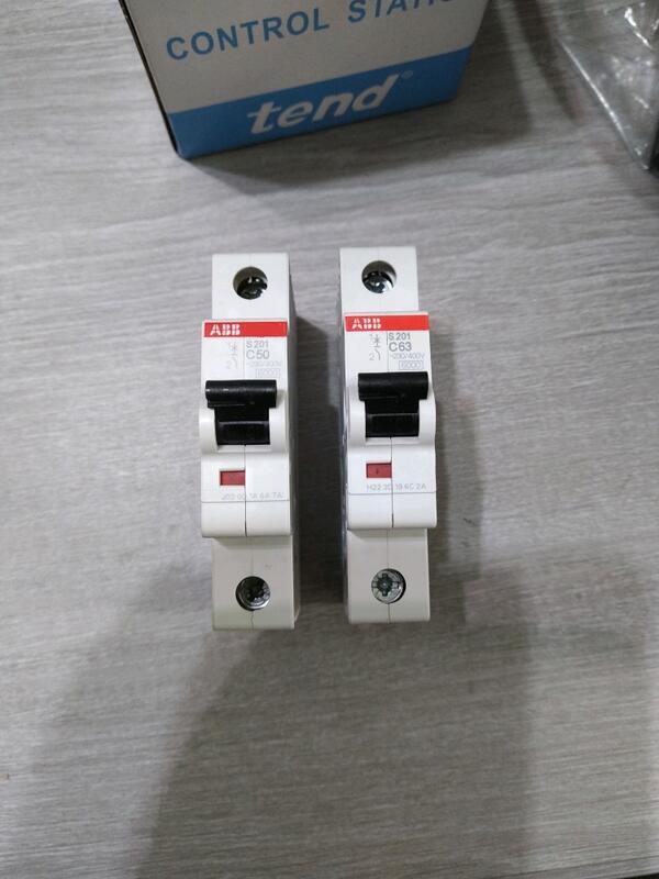 ABB 小型斷路器 S200系列 1P C曲線 50A 63A，20kA BA-S201C50、BA-S201C63. | 露天市集 | 全台最大的網路購物市集