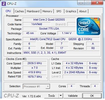 Intel Core 2 Quad Q8200S 775 四核 CPU 送散熱膏 | 露天市集 | 全台最大的網路購物市集
