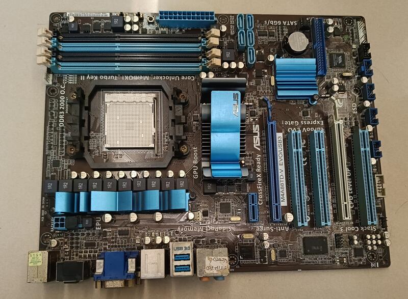 中古-華碩- M4A88TD-V EVO/USB3.0__AM3主機板_有測圖有真相(880G/HDMI/DDR3x4) | 露天市集 | 全台最大的網路購物市集