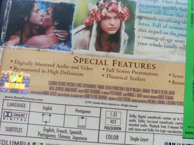 挖寶二手片-Y34-383-正版DVD-電影【重回藍色珊瑚礁】-布魯克雪德絲 蜜拉喬娃維琪(直購價) | 露天市集 | 全台最大的網路購物市集