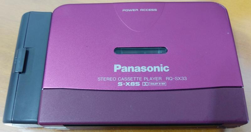 PANASONIC RQ-SX33，收藏用釋出稀有紫色，可過電需整理，當維修品賣。 | 露天市集 | 全台最大的網路購物市集