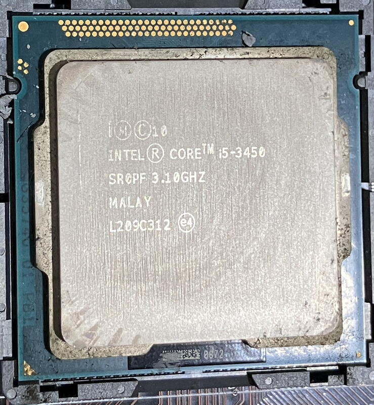 Intel i5-3450 SR0PF 1155 第3代 CPU 處理器 0872 | 露天市集 | 全台最大的網路購物市集