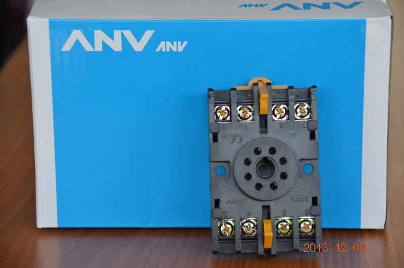 底座 8PFA 8腳計時器座 8pin 八腳 timer座 繼電器座 繼電器底座. | 露天市集 | 全台最大的網路購物市集