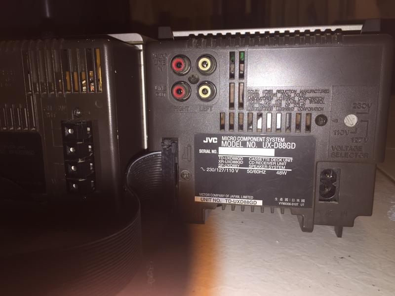 JVC UX-d88 1. CD Player 2.卡座 3.FM/AM收音機 4.外部輸入 AUX功能 | 露天市集 | 全台最大的網路購物市集