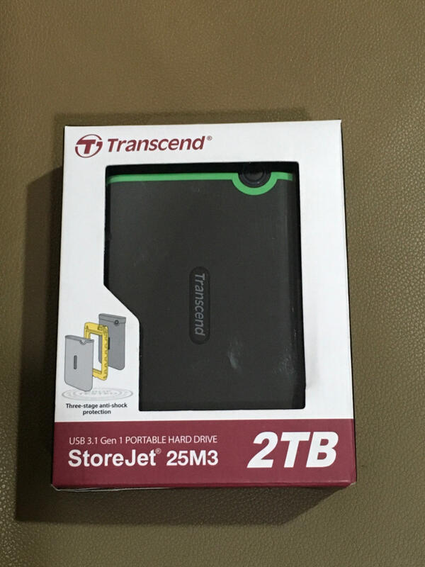 Transcend 創見 25M3 2T 2.5吋 軍規 防震 外接式硬碟 | 露天市集 | 全台最大的網路購物市集