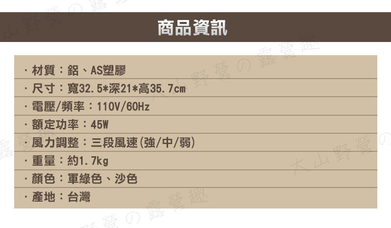 【大山野營】新店桃園 台灣製 樂活不露 IF-1205 IF-1206 12吋工業扇 立扇 電風扇 小型扇 居家 辦公室 | 露天市集 | 全 ...