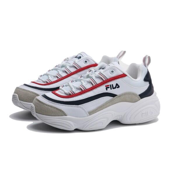 現貨 iShoes正品 Fila Ray Run 情侶鞋 白 復古 增高 休閒 運動 韓版 老爹鞋 4C351U132 | 露天市集 | 全台 ...