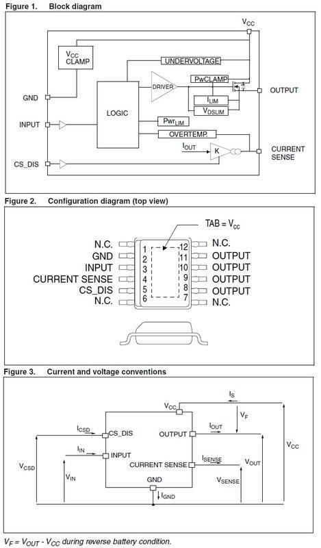 [Driver + 電流偵測] ST VN5050AJ-E 工作電壓=4.5~36V | 露天市集 | 全台最大的網路購物市集