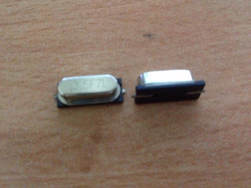 SMD石英振盪器 Crystal 3.579545MHz 16pF 10PPM FUJICOM HCM49S 4.8*13.5MM | 露天 ...