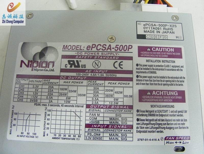 詢價 Nipron 原裝ePCSA-500P ePCSA-500P-X2S 500W專業設備機 醫療電源 | 露天市集 | 全台最大的網路購物市集