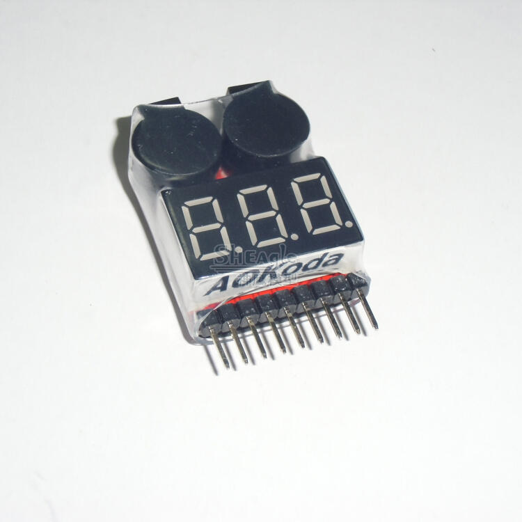 DKCK~AOK最新版 鋰電池 測電壓 1S-8S 可調式電量顯示器 / 電顯 / 低電壓警報 | 露天市集 | 全台最大的網路購物市集
