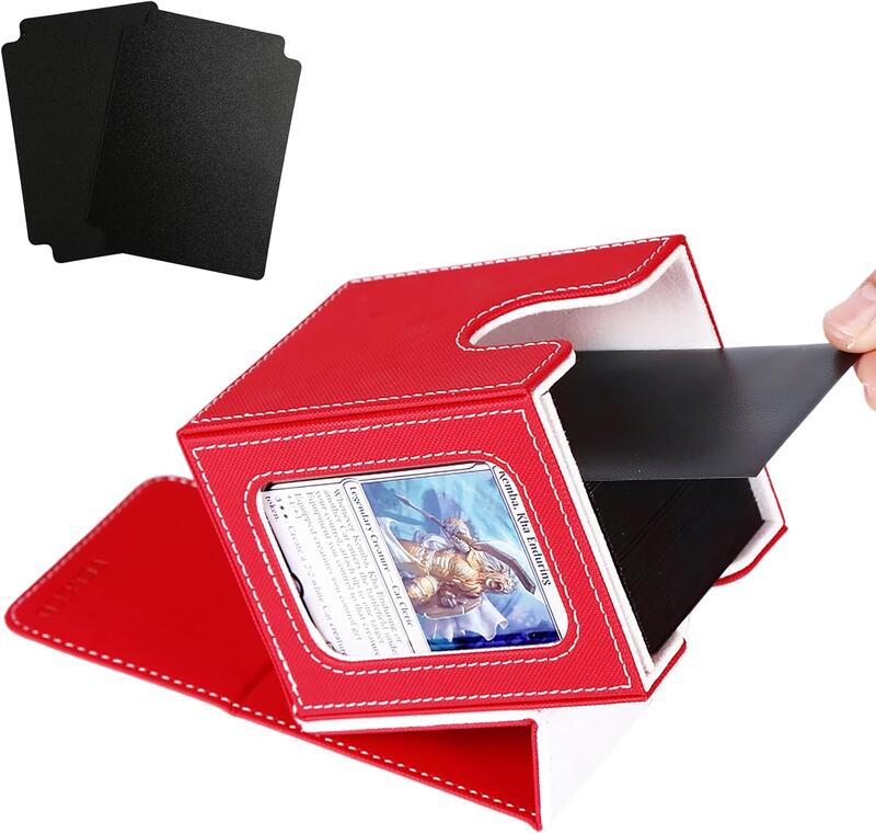 萬隆達*遊戲王 寶可夢 紅白色 皮革 加大 視窗 磁扣直立卡盒 附卡夾一片 搜:QCDB-JP021 | 露天市集 | 全台最大的網路購物市集