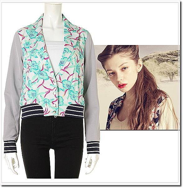 【WildLady】(缺貨) muse muse lena代言封面款日本高價品牌花朵印花時尚西裝領外套 夾克 棒球外套 | 露天市集 | 全台 ...