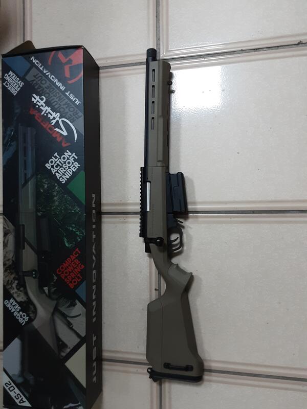 ARES AMOEBA AS02-DE 短版衝鋒狙擊槍 手拉空氣槍 沙色 AS02-DE(限 chin95532下標)_ | 露天市集 | 全 ...