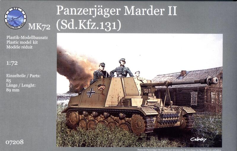 MK72 1/72 7208 二戰德軍 Marder II (Sd.kfz.131) 貂鼠II 驅逐戰車 | 露天市集 | 全台最大的網路購物市集