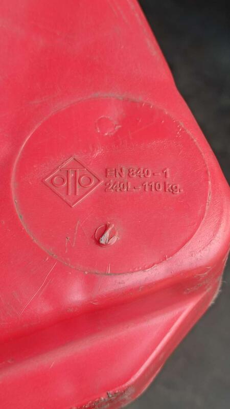 現貨林口 OTTO EN840-1 240L 110Kg 74*58*100cm 分類垃圾桶 戶外垃圾桶 塑料垃圾桶 | 露天市集 | 全台最 ...