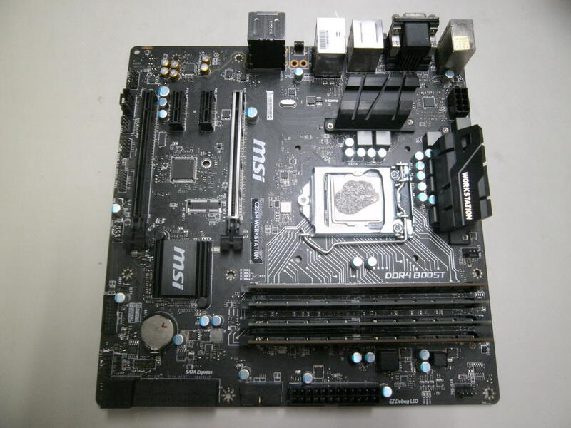 【全國主機板維修聯盟】MS-7972 VER:2.1 C236M WORKSTATION 1151 (下標前請先詢問) | 露天市集 | 全台 ...